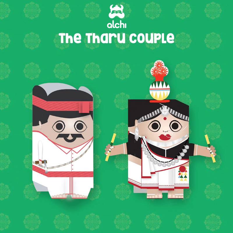 Nepali Paper Toys / Dolls – Traditional Icons by Kazi Studios - Send ...
