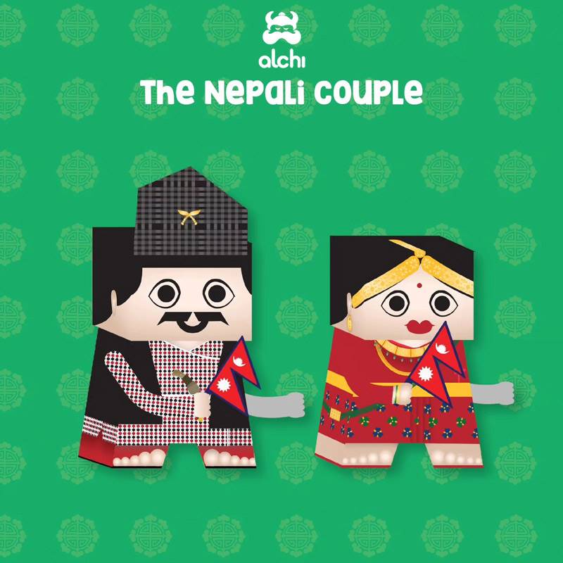 Nepali Paper Toys / Dolls – Traditional Icons by Kazi Studios - Send ...