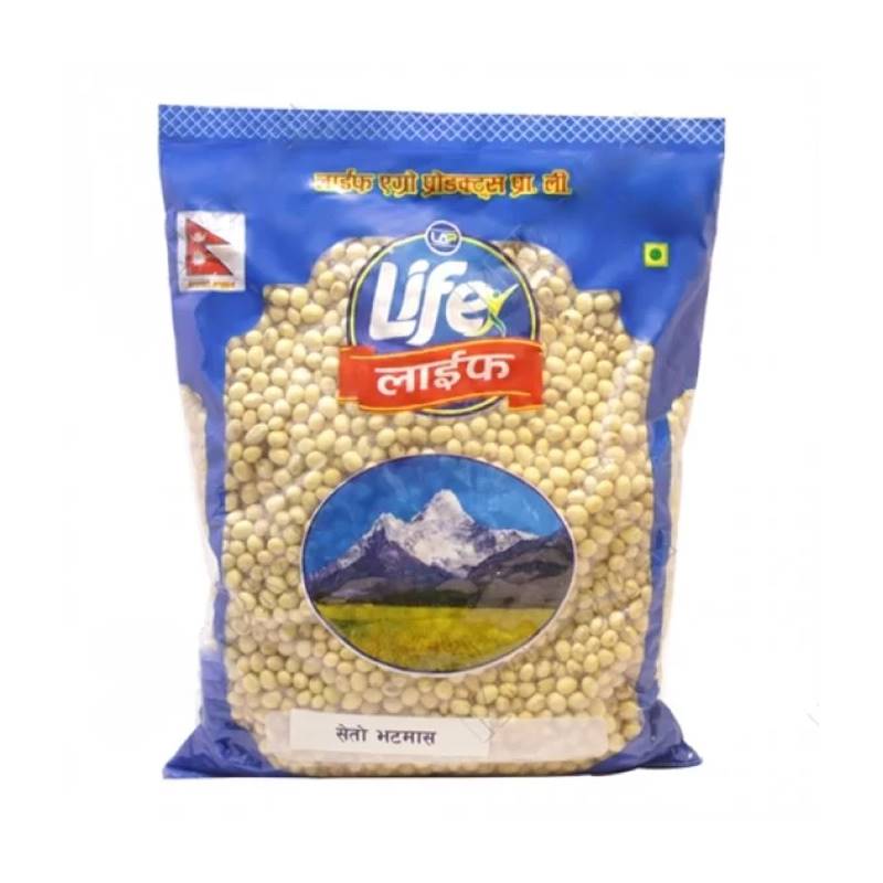Life Seto Bhatmas (White Soyabean) (1 kg) - Send Father's Day Gifts and ...