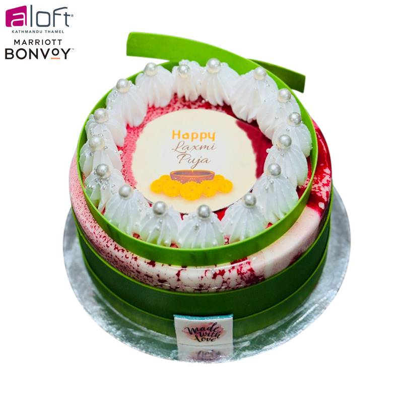 Happy Laxmi Puja Red Velvet Cake (1 lb) from Aloft Marriott Bonvoy ...